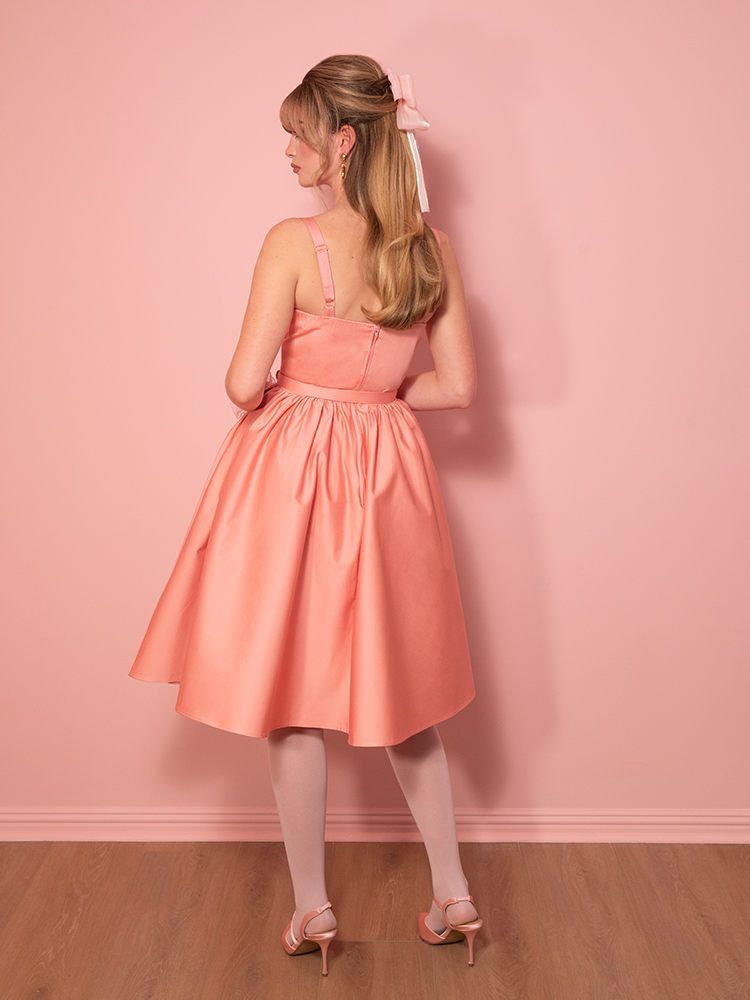 Ingenue Swing Dress in Blush Pink | Retro Style Dresses – Vixen by ...